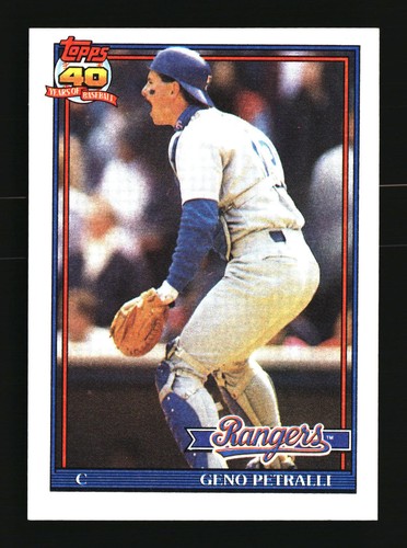 1991 Topps #78 Geno Petralli NM | eBay