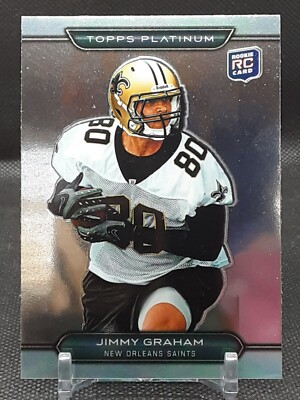 JIMMY GRAHAM 2010 TOPPS PLATINUM ROOKIE SAINTS SEAHAWKS MIAMI ...