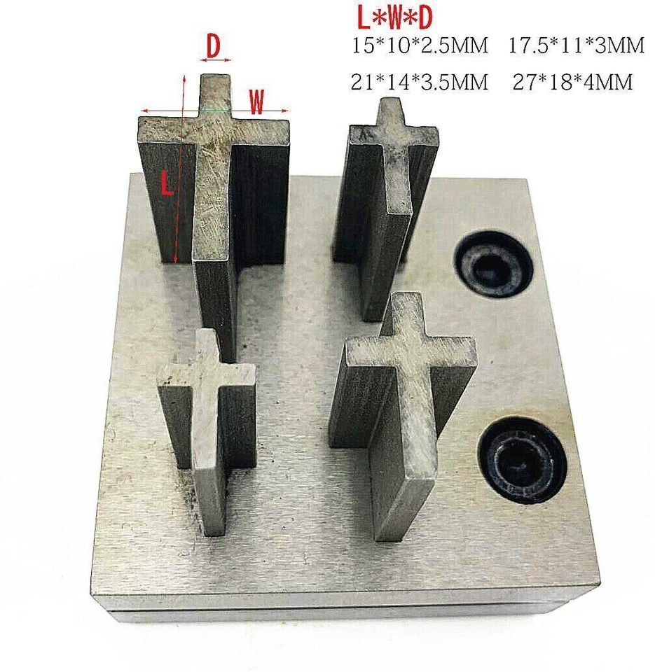 2023 Disc Cutter Punch Set 7 holes Metal mold Cutting Punching jewelry ...