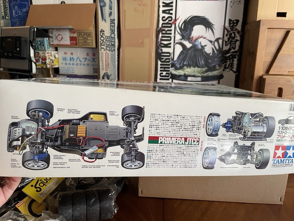 Tamiya 1/10 CASTROL NISSAN PRIMERA JTCC 58147 RC PAINTED RARE | eBay