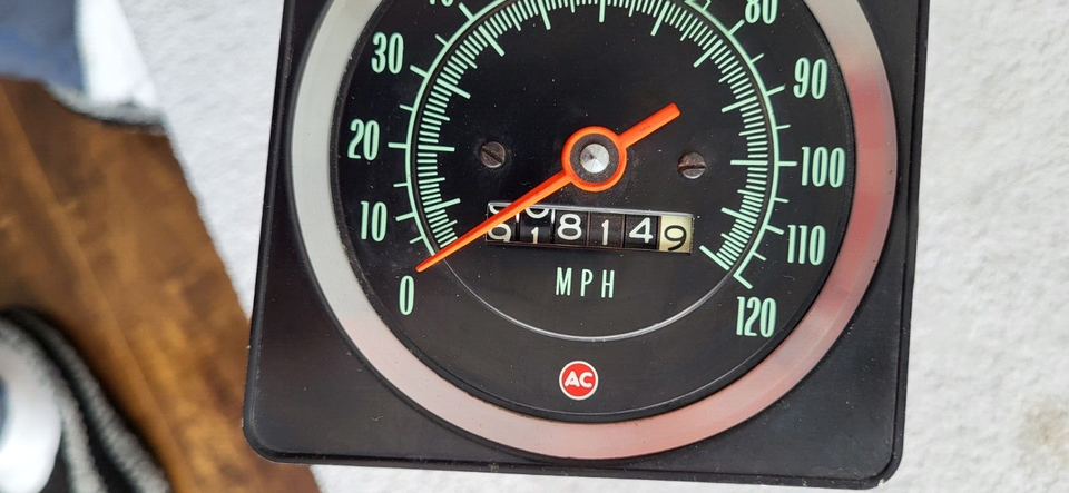 ( 1 ) 1969 Chevrolet Camaro Speedometer Speedo Gauge 120 MPH Dash ...