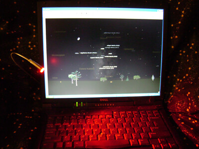 Red LED USB Keyboard Lite Astronomy Night Vision for Astro-imaging/Star ...