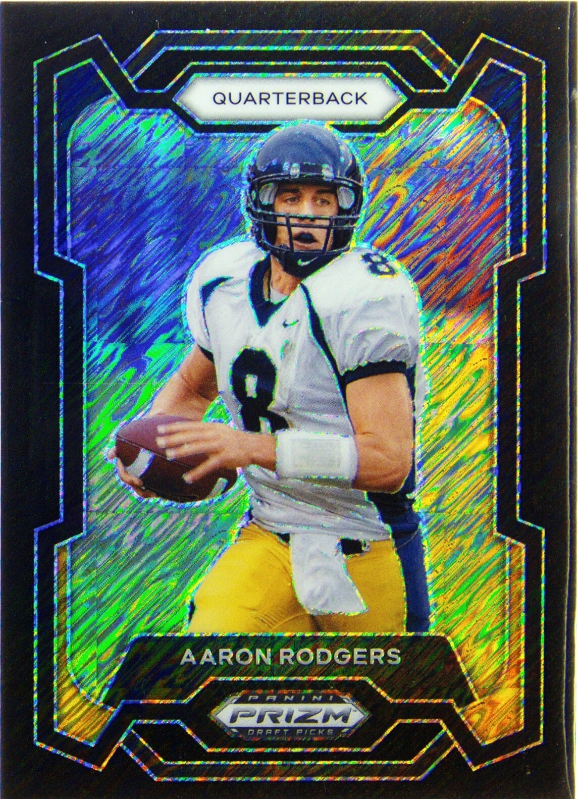 2024 Panini Prizm Draft Picks - Aaron Rodgers #72 1st Off the Line Fotl ...