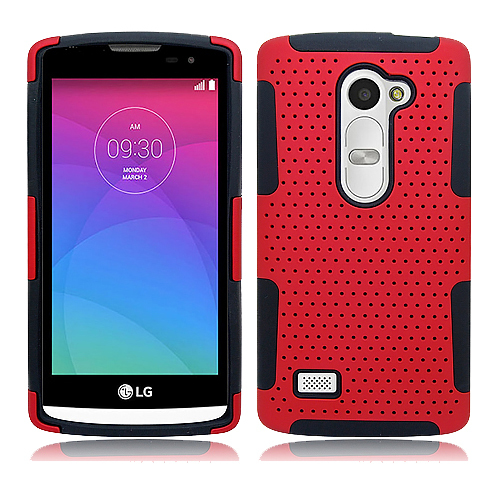 For LG Leon C40 H332 Power L22C Risio Tribute 2 LS665 Hybrid Mesh Case ...