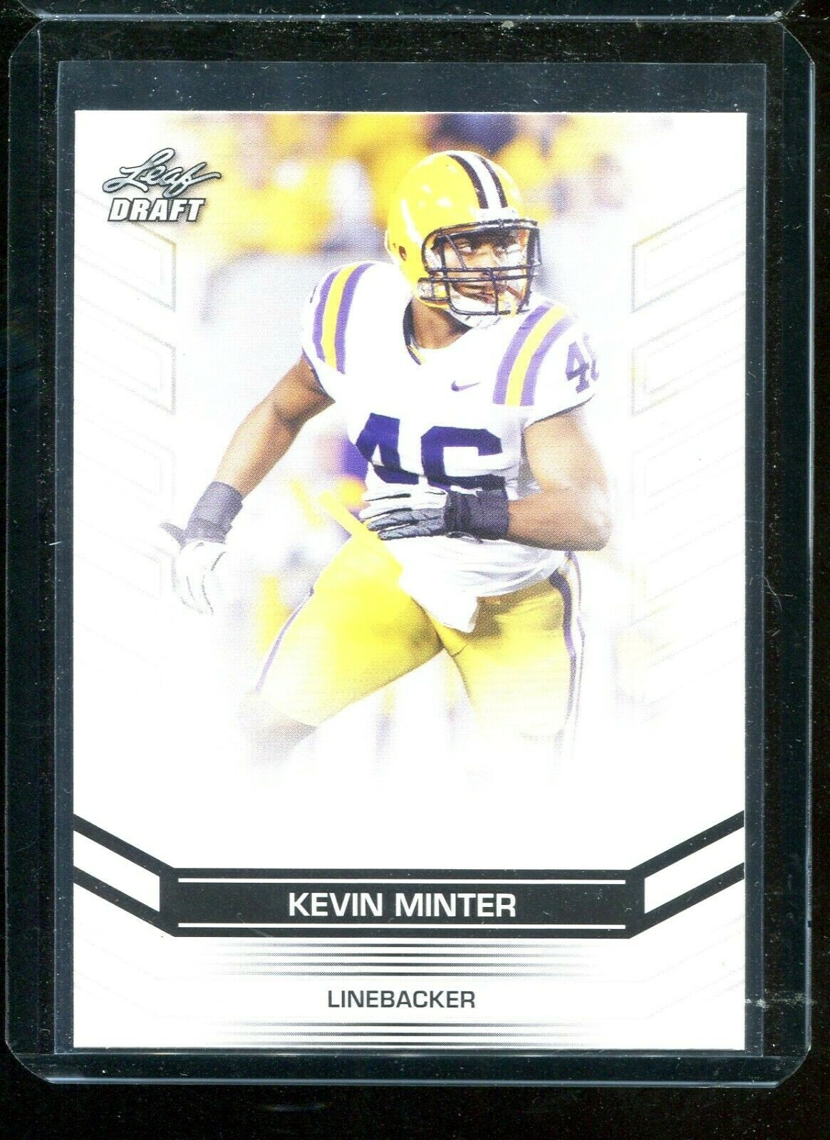 2003 Leaf Draft Football Kevin Minter #93 Tampa Bay Buccaneers Rookie ...