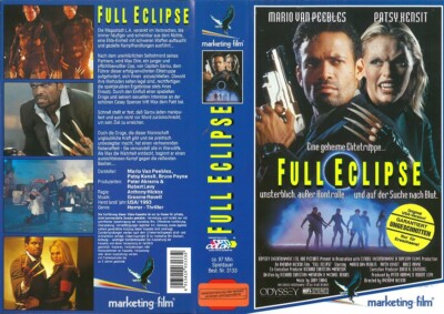 Full Eclipse - Mario Van Peebles, Patsy Kensit - FSK 18 (VHS Cassette ...