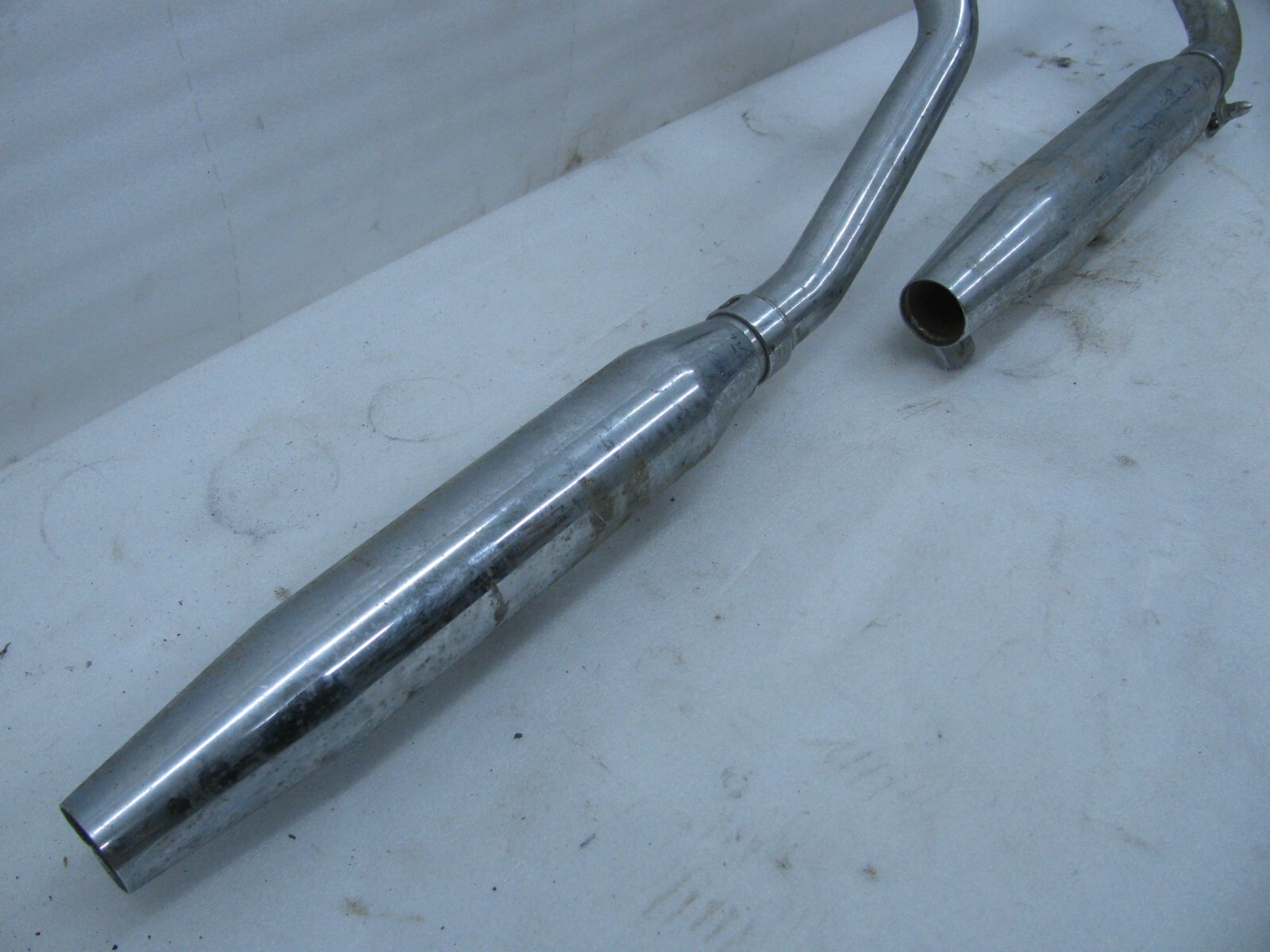 original Harley Davidson Evolution exhaust header pipes & mufflers FXR ...
