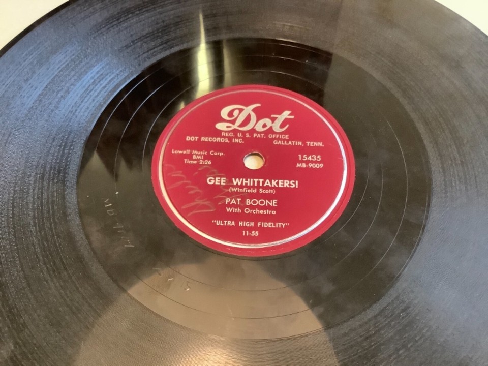 Doowop 78s pat Boone gee Whittaker’s/ take the time Vg+ dot 15435 | eBay
