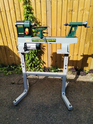 RECORD POWER DML305 230V 6 SPEED MIDI WOODTURNING LATHE NOTTINGHAM ...