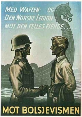 WW2 German ELITE Norway Norweigen NORGE Propaganda War Military Poster ...