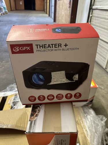 GPX PJ300B 800 x 480 Mini Projector with Bluetooth and 2000 Lumens ...