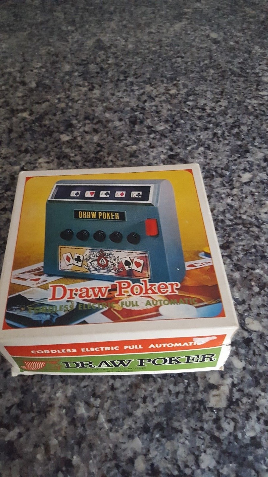 Vintage Waco Battery Auto Draw Poker hand held Game 1971 | eBay