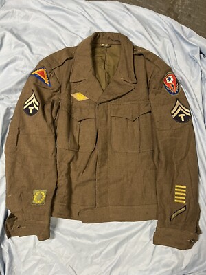 WW2 US Army 7th Army/ADSEC Ike Jacket | eBay
