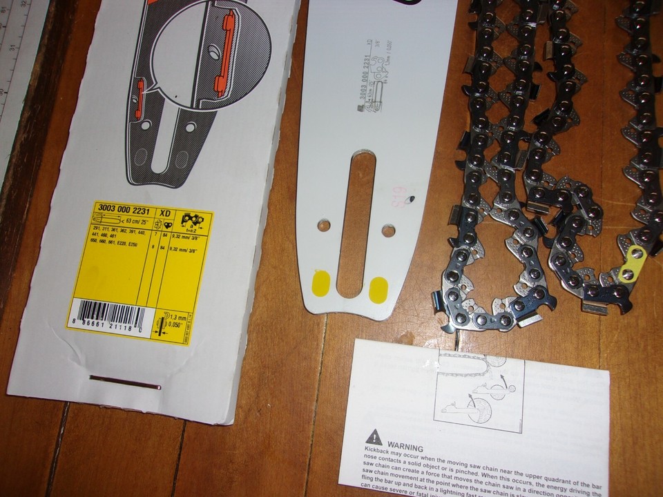 Stihl 25" Light Bar & Chain 33RS 3/8" .050" 84DL OEM 3003-000-2231 ...