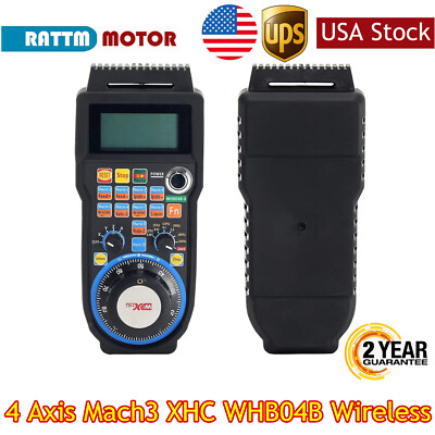 【USA】4 Axis Wireless Handwheel Mach3 MPG Pendant Machine Lathe ...