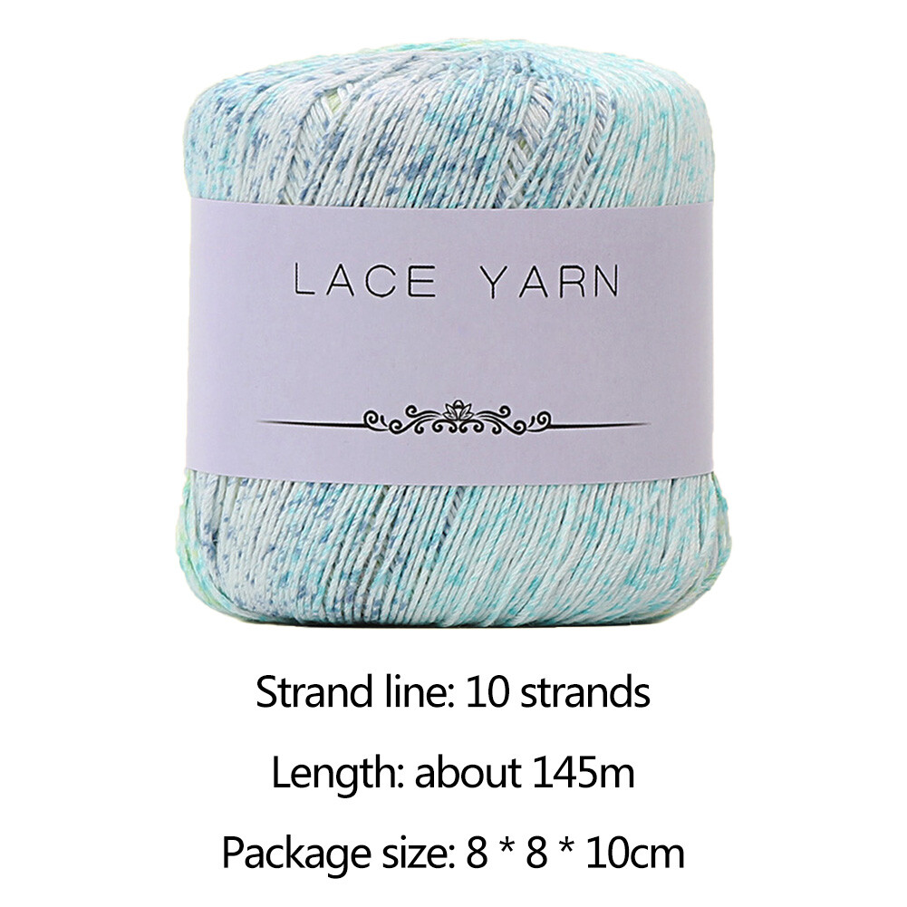 10Strand Worsted Section-dyed DIY Crochet Thread Knitting Sweater Yarn ...