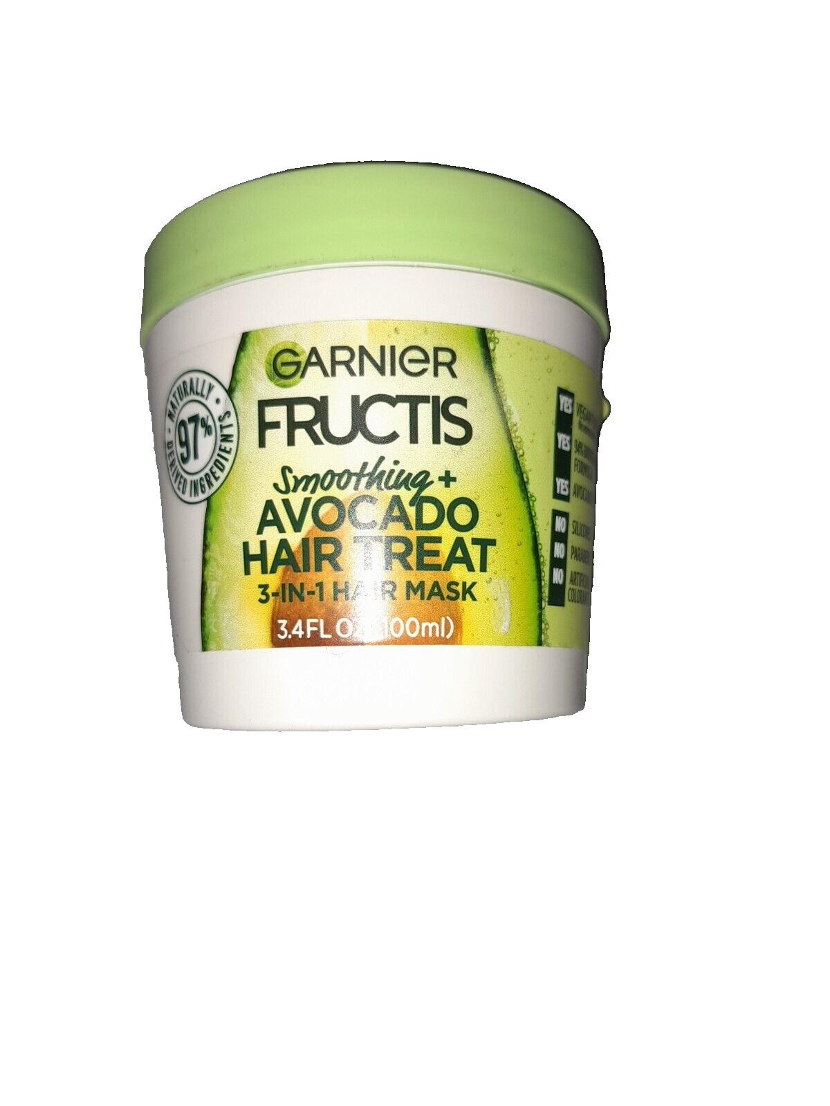 Garnier Fructis Smoothing Treat 1 Minute Hair Mask + Avocado Extract 3. ...