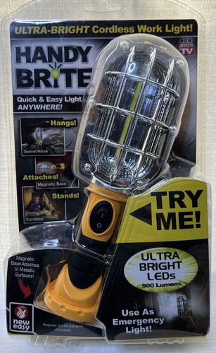 New Handy Brite, for Camping cordless work light, Hangs!, Attaches and ...