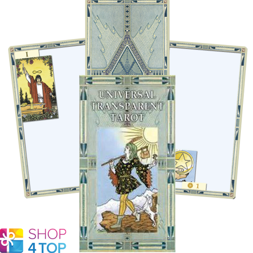UNIVERSAL TRANSPARENT TAROT DECK CARDS ESOTERIC FORTUNE TELLING LO ...