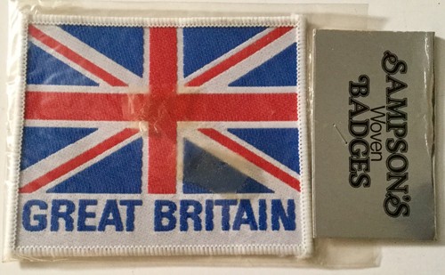Great Britain Woven badge patch Union Jack New | eBay