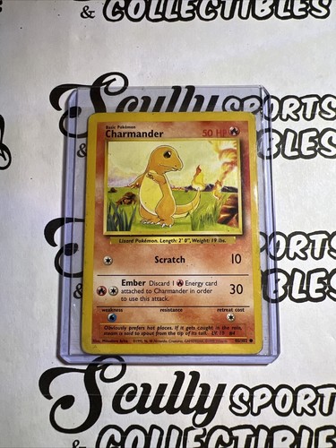 Pokémon TCG Charmander Base Set 46/102 Regular Unlimited Common | eBay