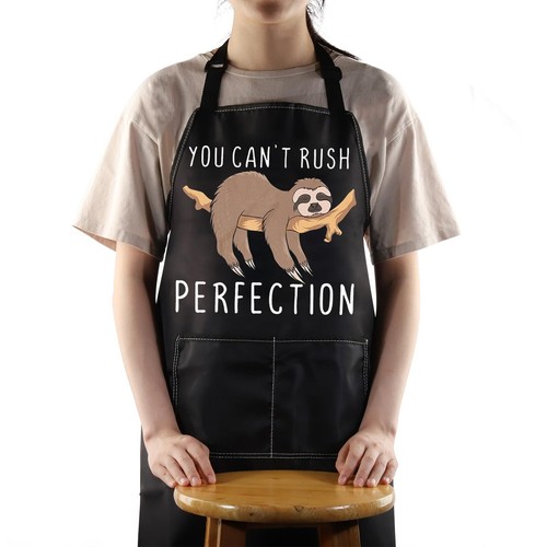 Sloth Apron With Pockets Sloth Kitchen Apron Sloth Cooking Apron You ...
