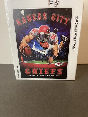**Rare** Kansas City Chiefs “End Zone "wood puzzle | eBay
