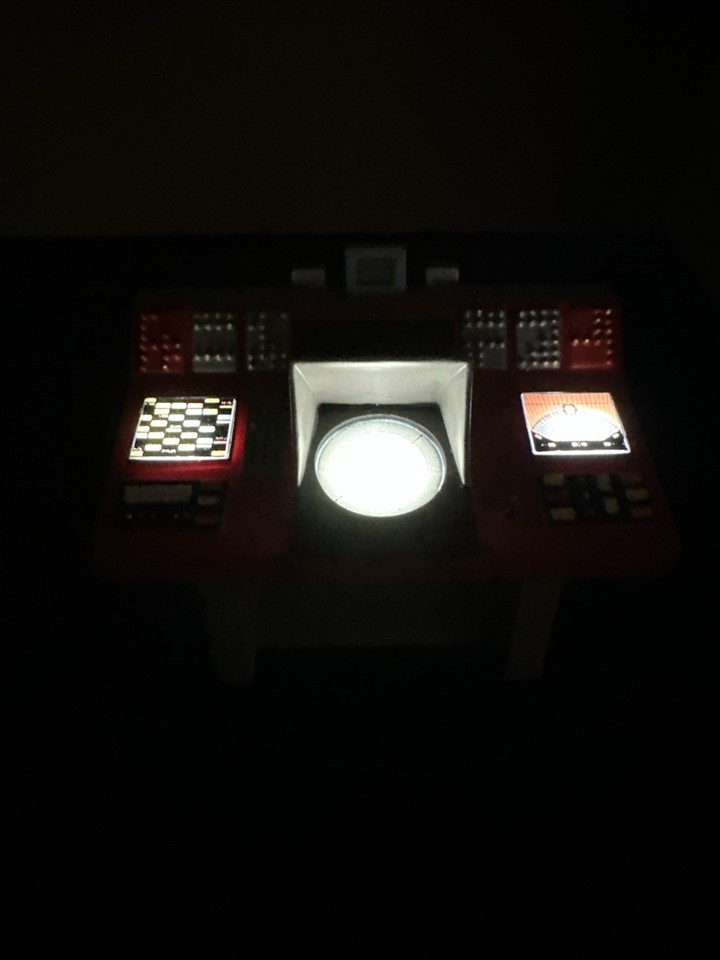 Bradford exchange Lighted Star Trek TOS Transporter Console 4 1/2 Tall ...
