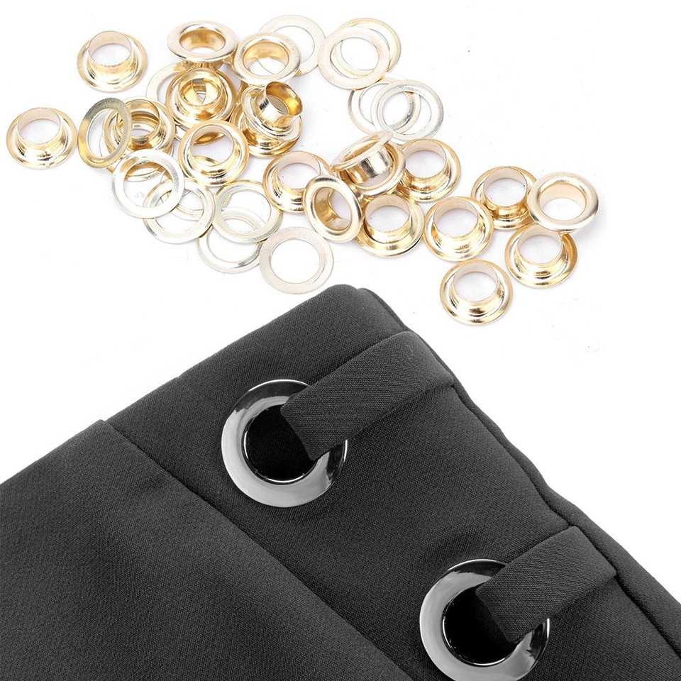 100 Brass Eyelet Kit High Strength Craft Modification For Clothing ...