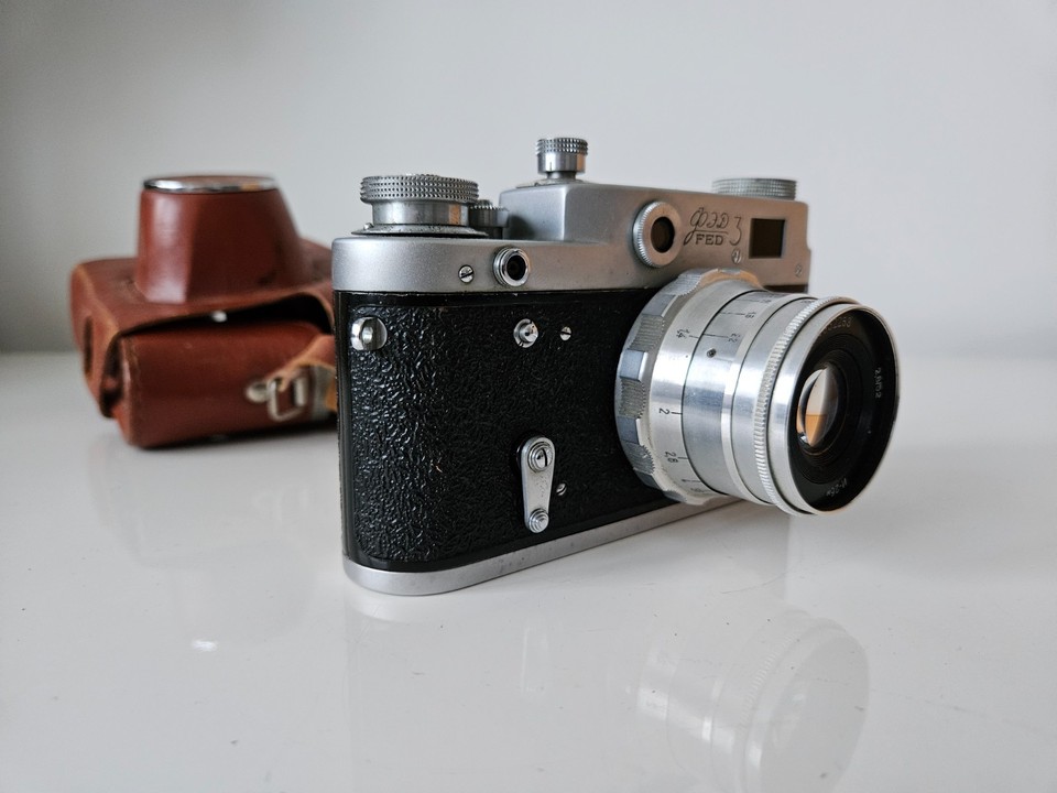 Vintage Fed 3 USSR Camera with Leather Case | eBay UK