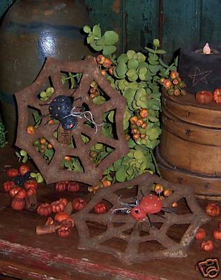 Primitive Spider Web Halloween Ornie Doll Paper Pattern 498 | eBay