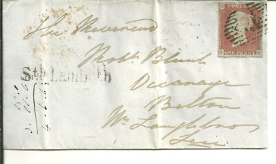 ENGLAND 1864 ONE PENNY COVER (WW107) | eBay
