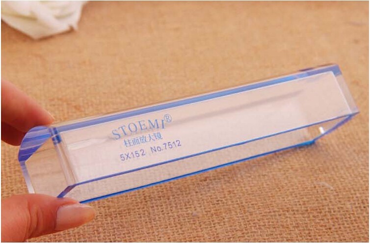 5X Hands Free Portable Cylinder Reading Magnifier Desk Magnifying Glass ...