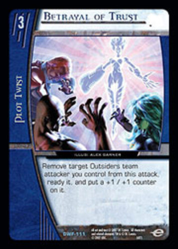 VS System: Betrayal of Trust [Played] DC Worlds Finest TCG CCG Classic ...