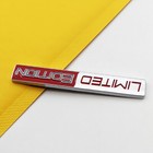 3D Chrome Metal Red Limited Edition Emblem SUV Racing Logo Letter ...