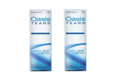 2-Pack, Oasis TEARS Lubricant Multidose BOTTLE Eye Drops Relief, 0.3 fl ...