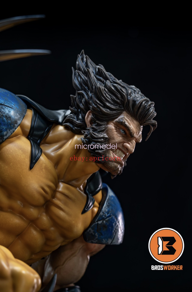 Brosworker Studio Wolverine 1/4 Statue Resin Figure Model Collectible ...