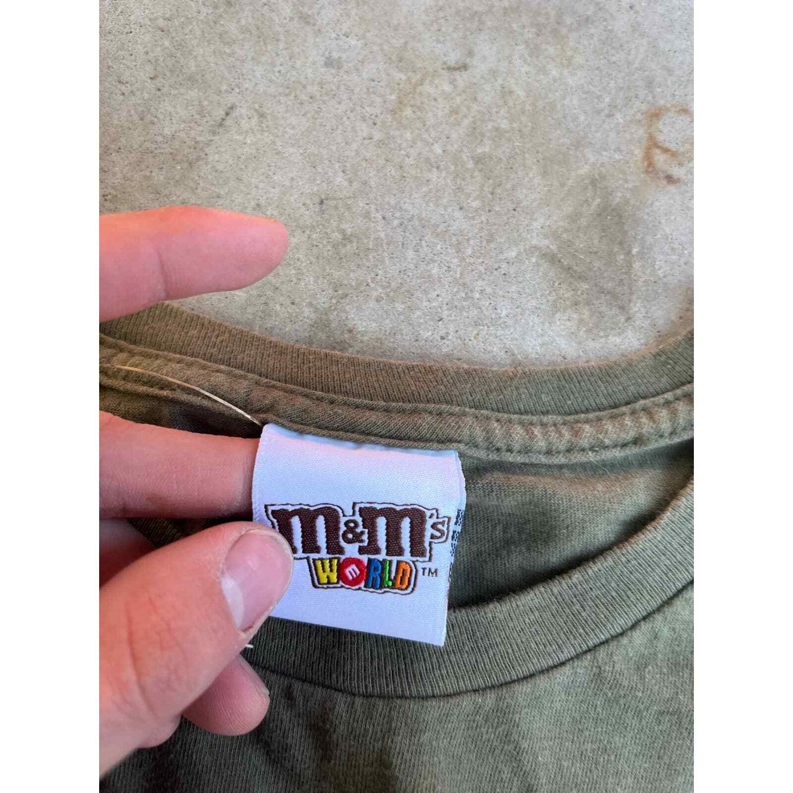 vintage 1990s early 2000s y2k M&ms army graphic tee - Gem
