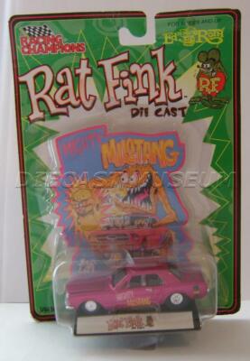 FORD MIGHTY MUSTANG RAT FINK ED ROTH RACING CHAMPIONS DIECAST ULTRA ...