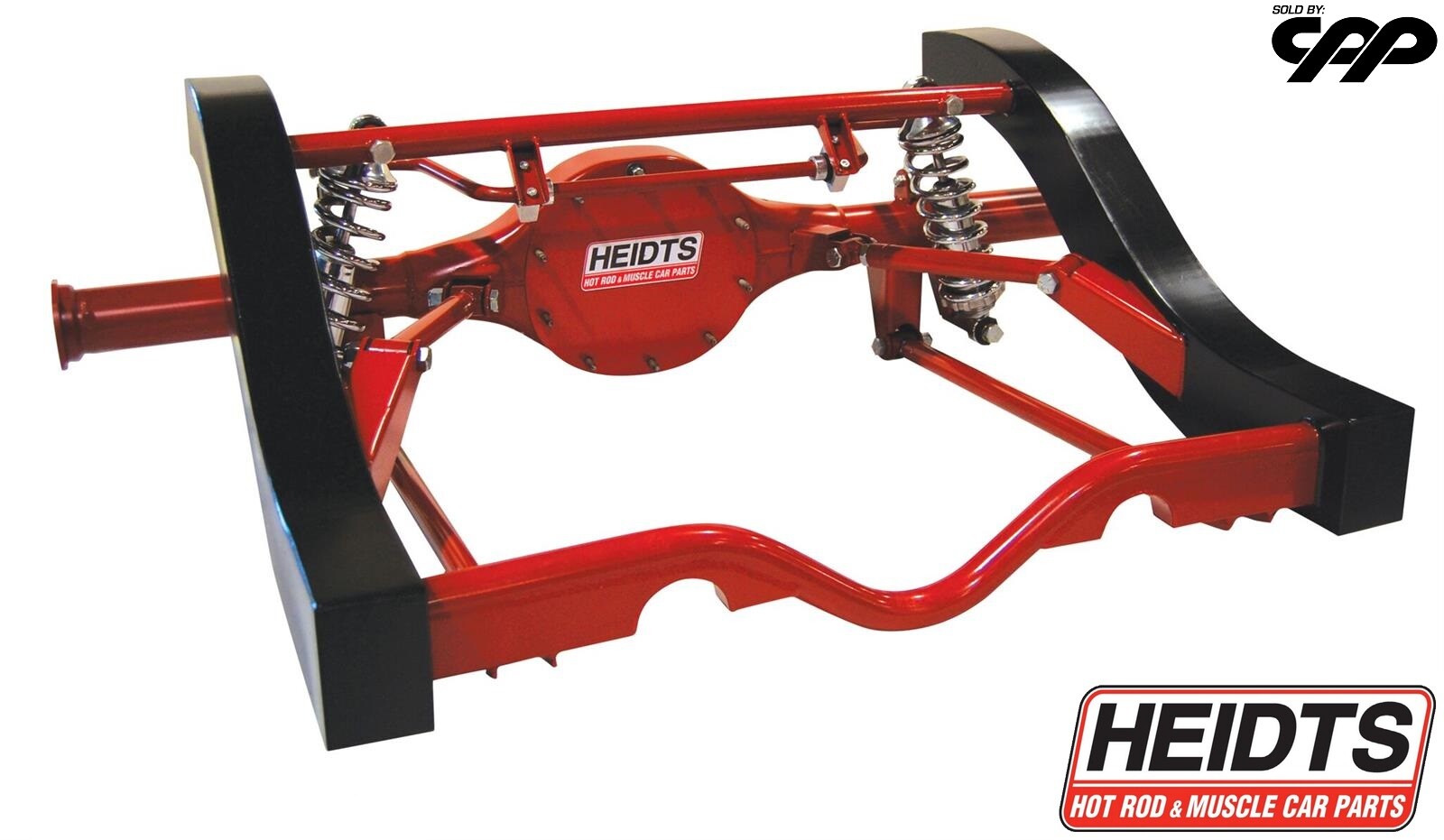 1955-57 Heidts Triangulated 4-Link 4 Link Rear End Kit Coilover Shocks ...