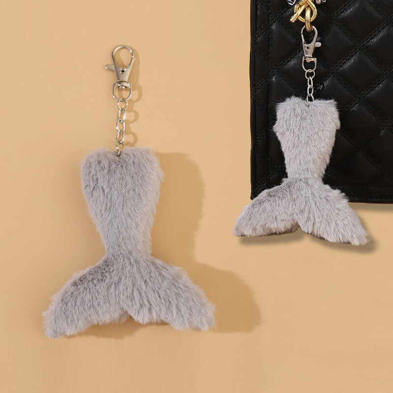 Pendant Fish Tail Keychain Pendant Accessories Girl Bags Keyrings Cars ...