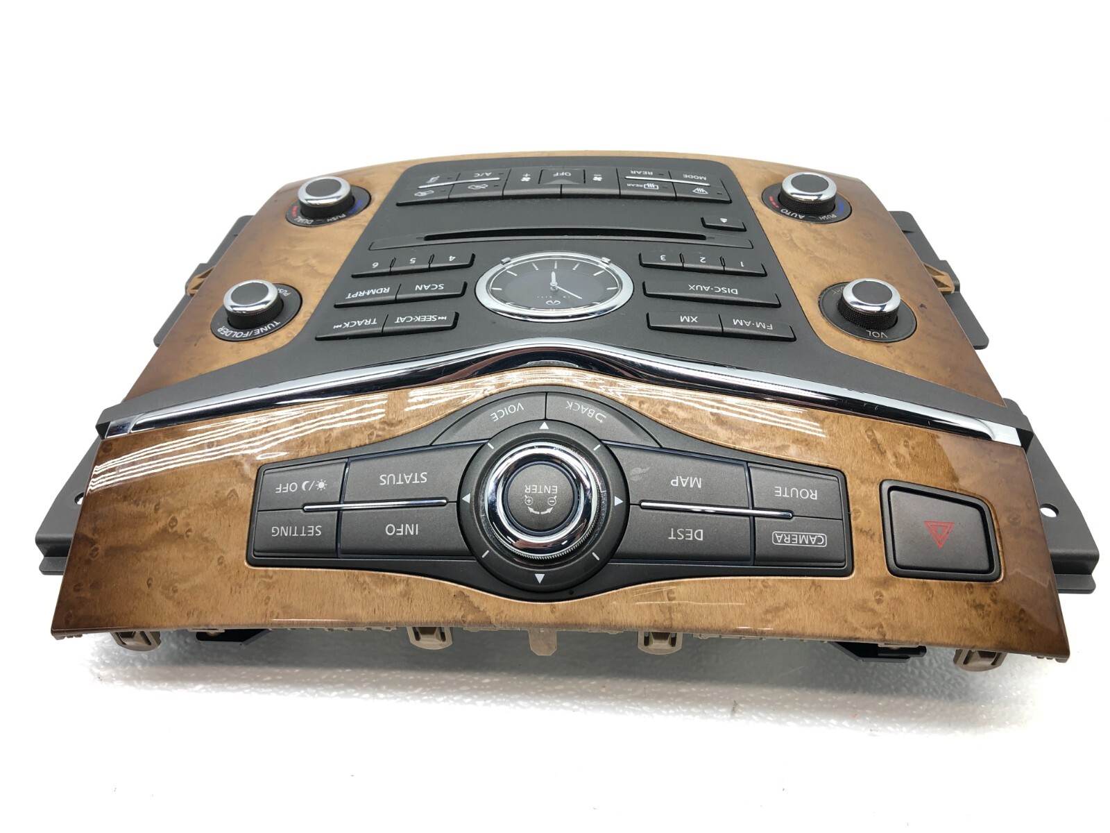 2014-2017 INFINITI QX80 RADIO CONTROL PANEL W/ TEMPERATURE CONTROLS OEM ...