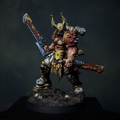 Custom World Eaters Chaos Lord Warhammer 40k Chaos Space Marines | eBay