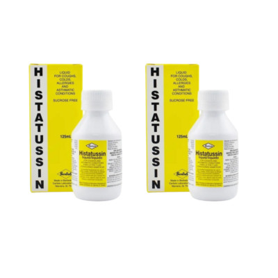 HISTATUSSIN Cold & Cough Treatment Syrup - 125ml (Pack of 2 ...