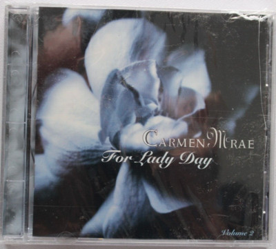 CARMEN MCRAE FOR LADY DAY VOLUME 2 [NEW CD] JAZZ | eBay