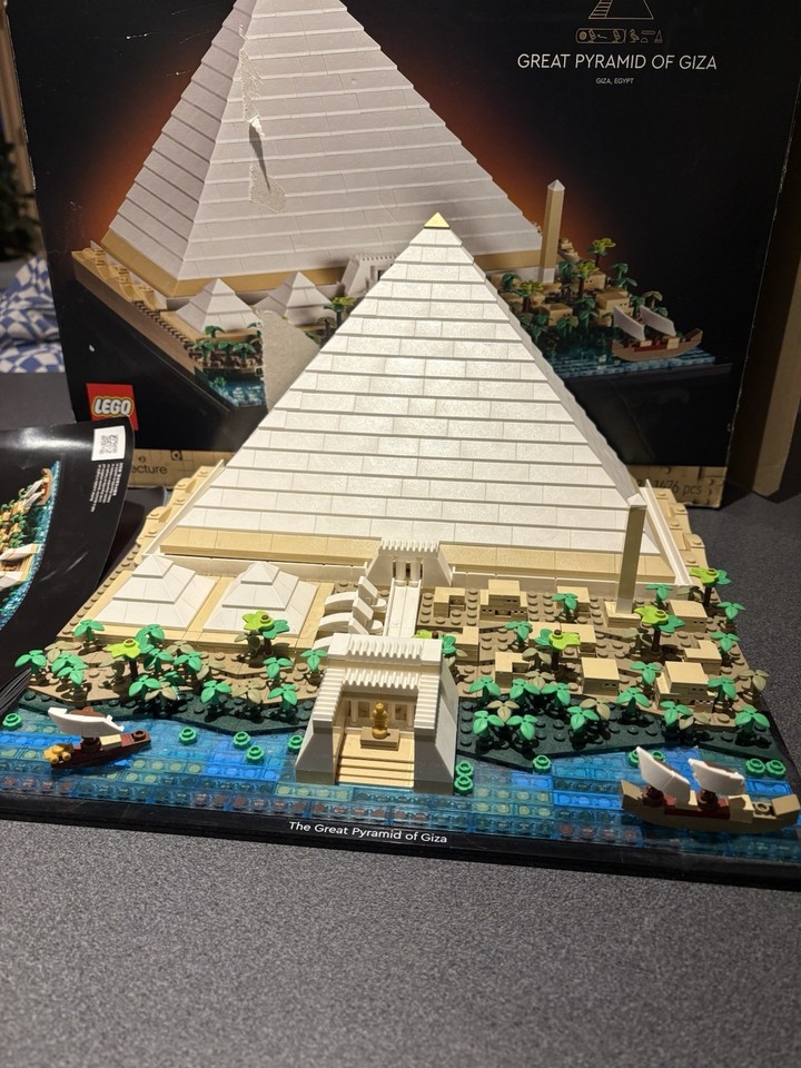 LEGO Architecture Great Pyramid of Giza Set 21058, Used, Complete | eBay UK