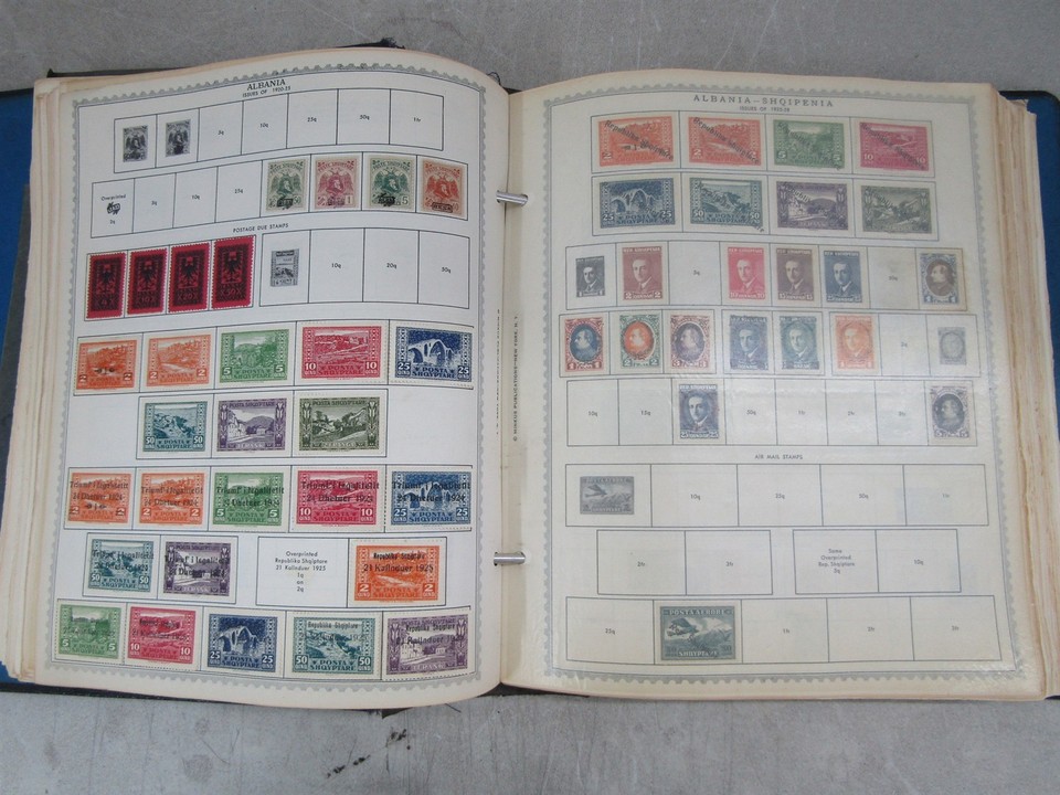 nystamps Worldwide fabulous stamp collection Minkus Global album a16wj ...