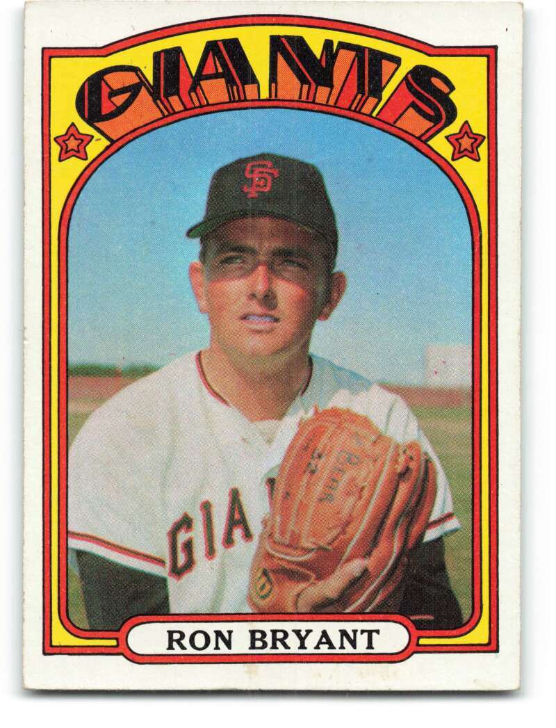 1972 Topps #185 Ron Bryant NM Near Mint Giants ID:229819 | eBay