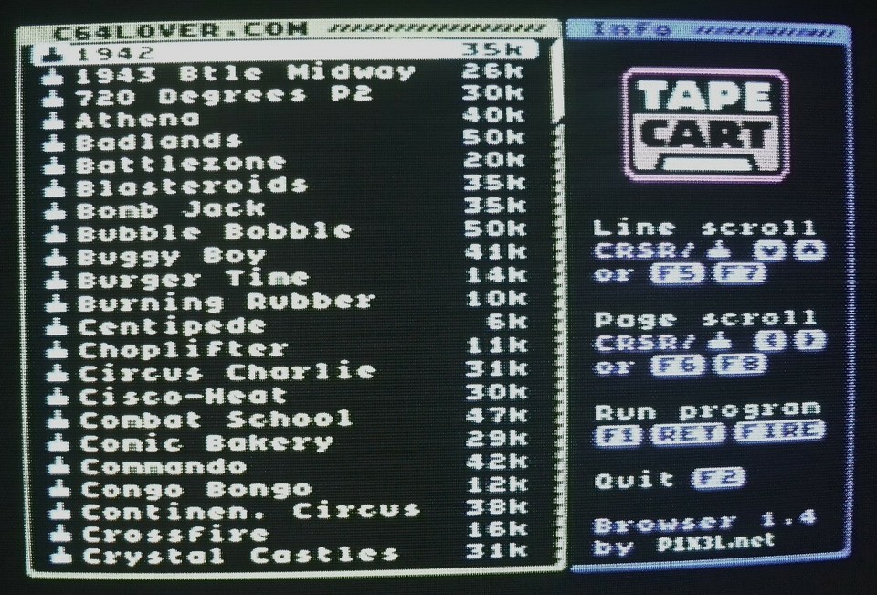 Commodore 64/128 TapeCart 126in1 | eBay