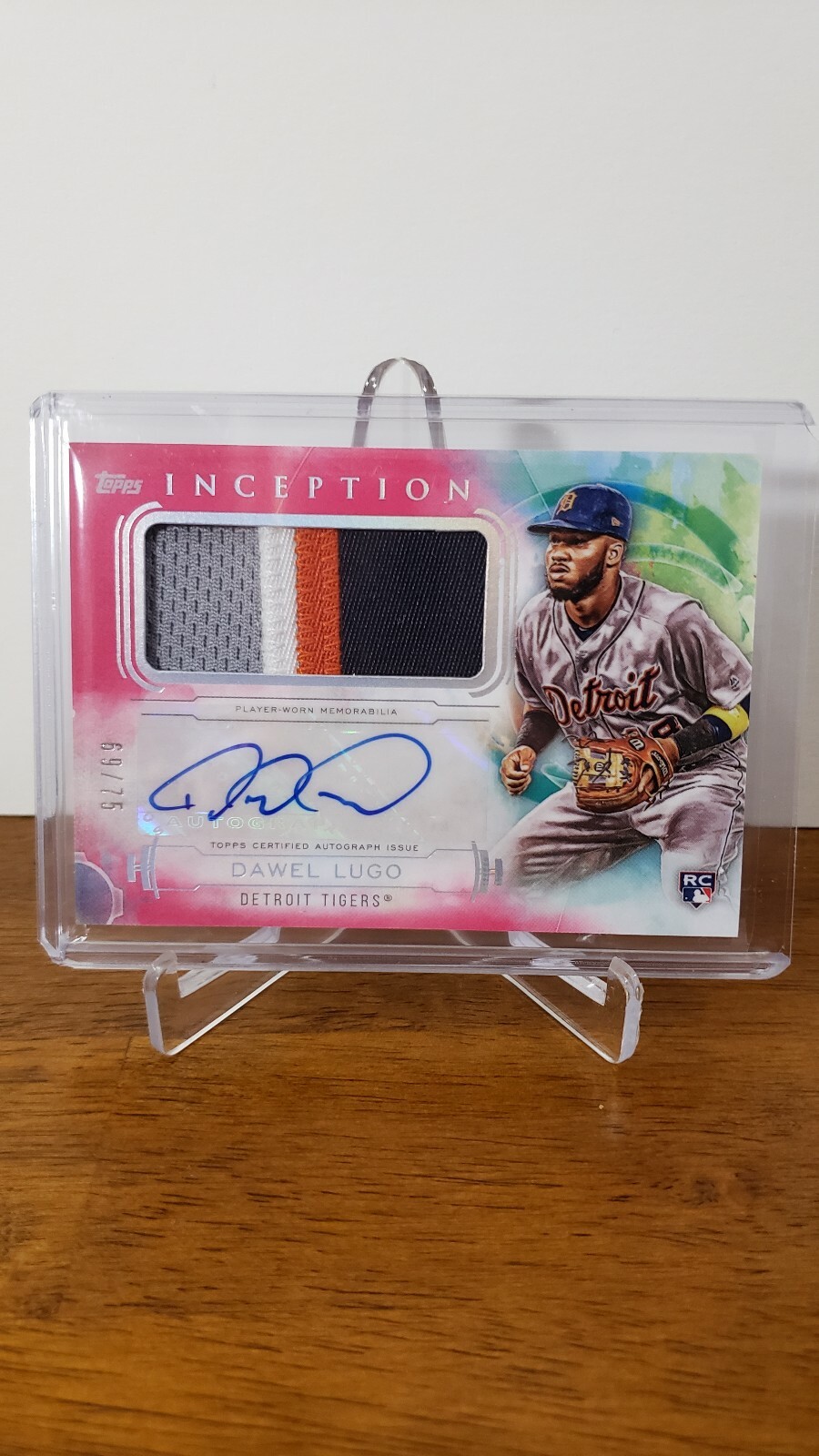 2019 Topps Inception - Inception Autograph Patch Dawel Lugo #IAP-DL ...